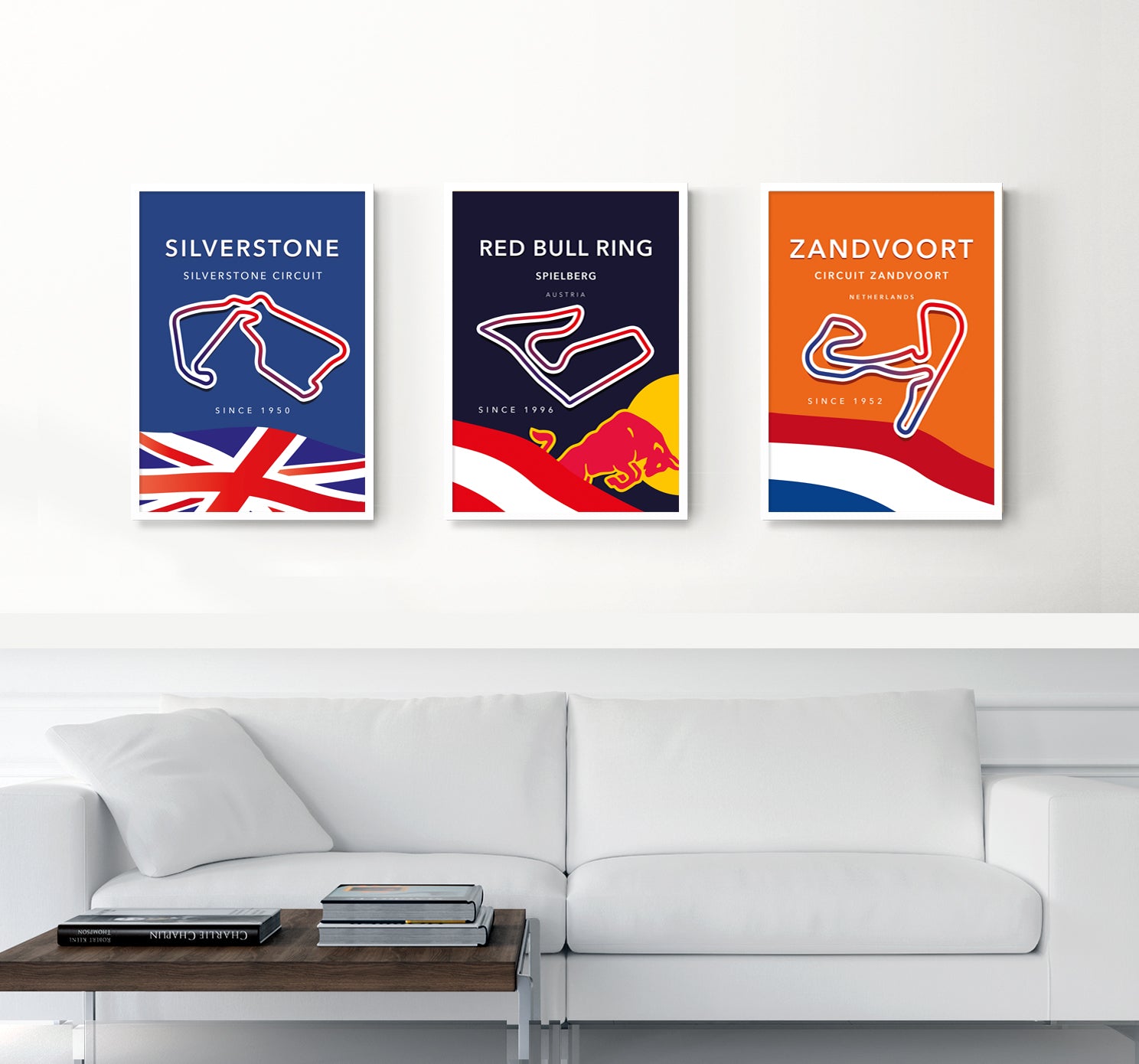 F1 Color Circuit Prints – George Travel Art